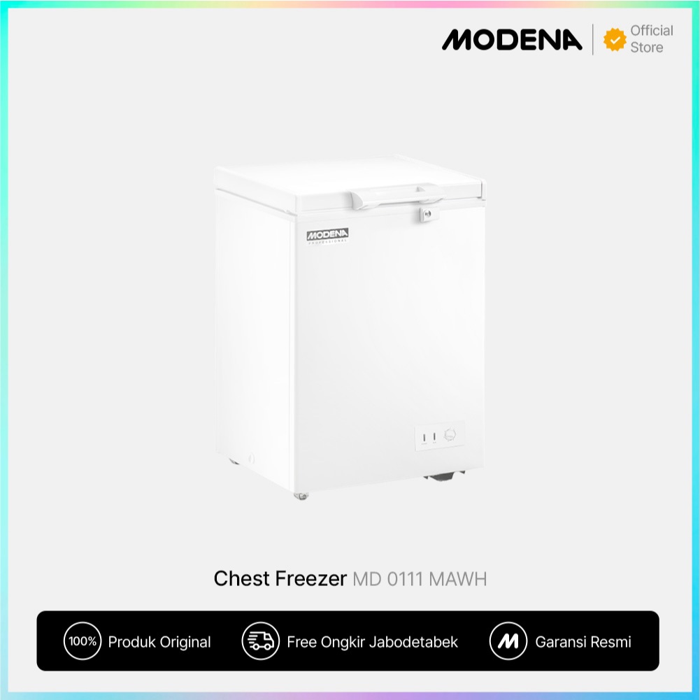 Jual MODENA Chest Freezer - MD 0111 MAWH | Shopee Indonesia
