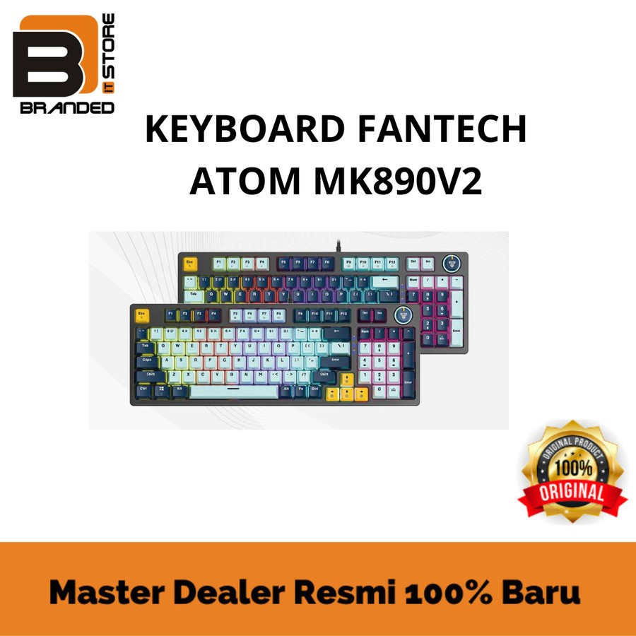 Jual FANTECH ATOM96 MK890V2 MK875V2 MK890 V2 95% RGB Mechanical Gaming Keyboard | Shopee Indonesia