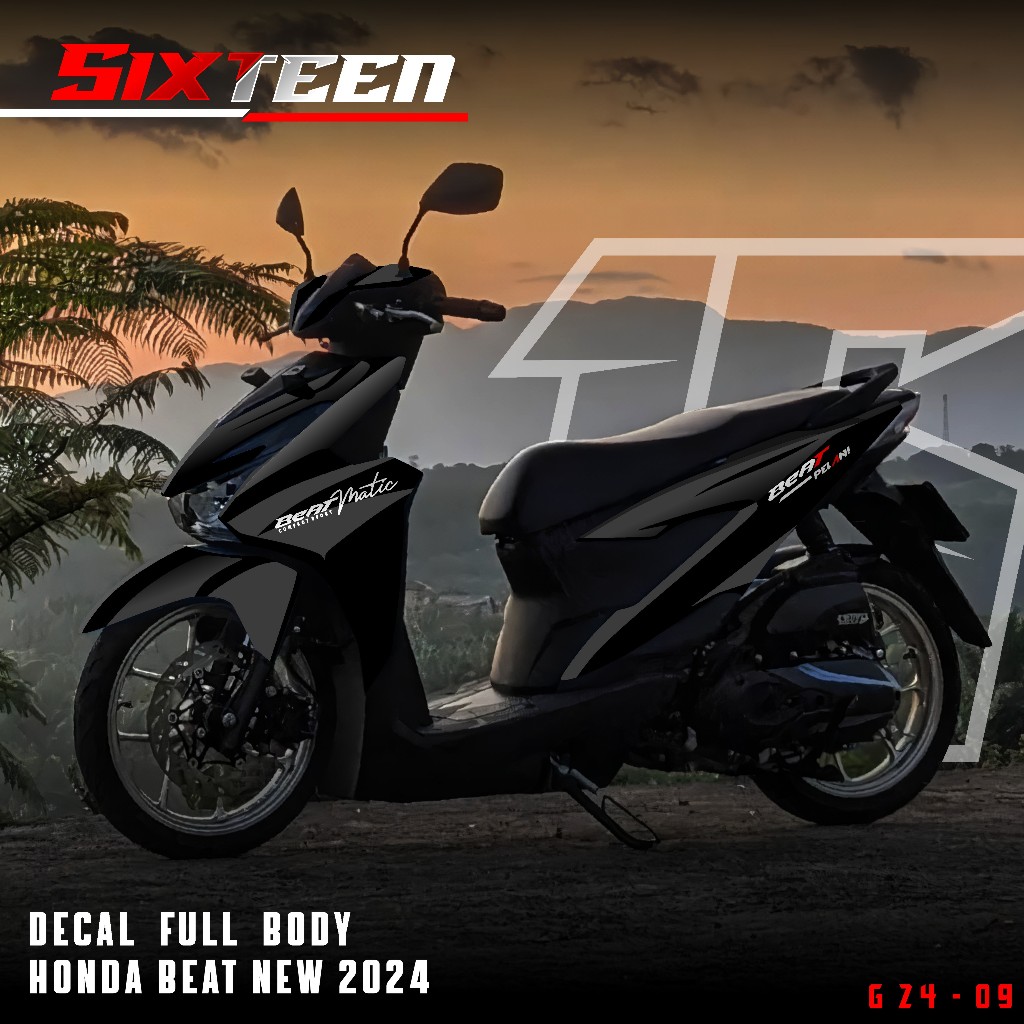 Jual (COD) TERBARU Decal Sticker Honda Beat CBS STREET Smart Key Remote ...