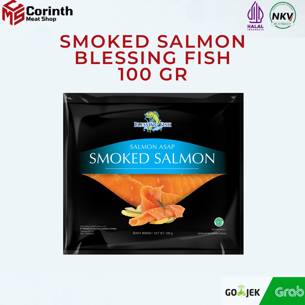 Jual SALMON ASAP - SMOKED SALMON BLESSING FISH 100 GRAM - HALAL ...