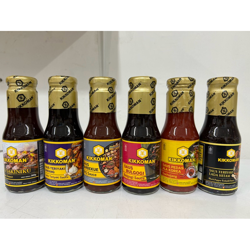 Jual KIKKOMAN SAUS BBQ, GARLIC TERIYAKI, YAKINIKU, BLACKPEPPER ...