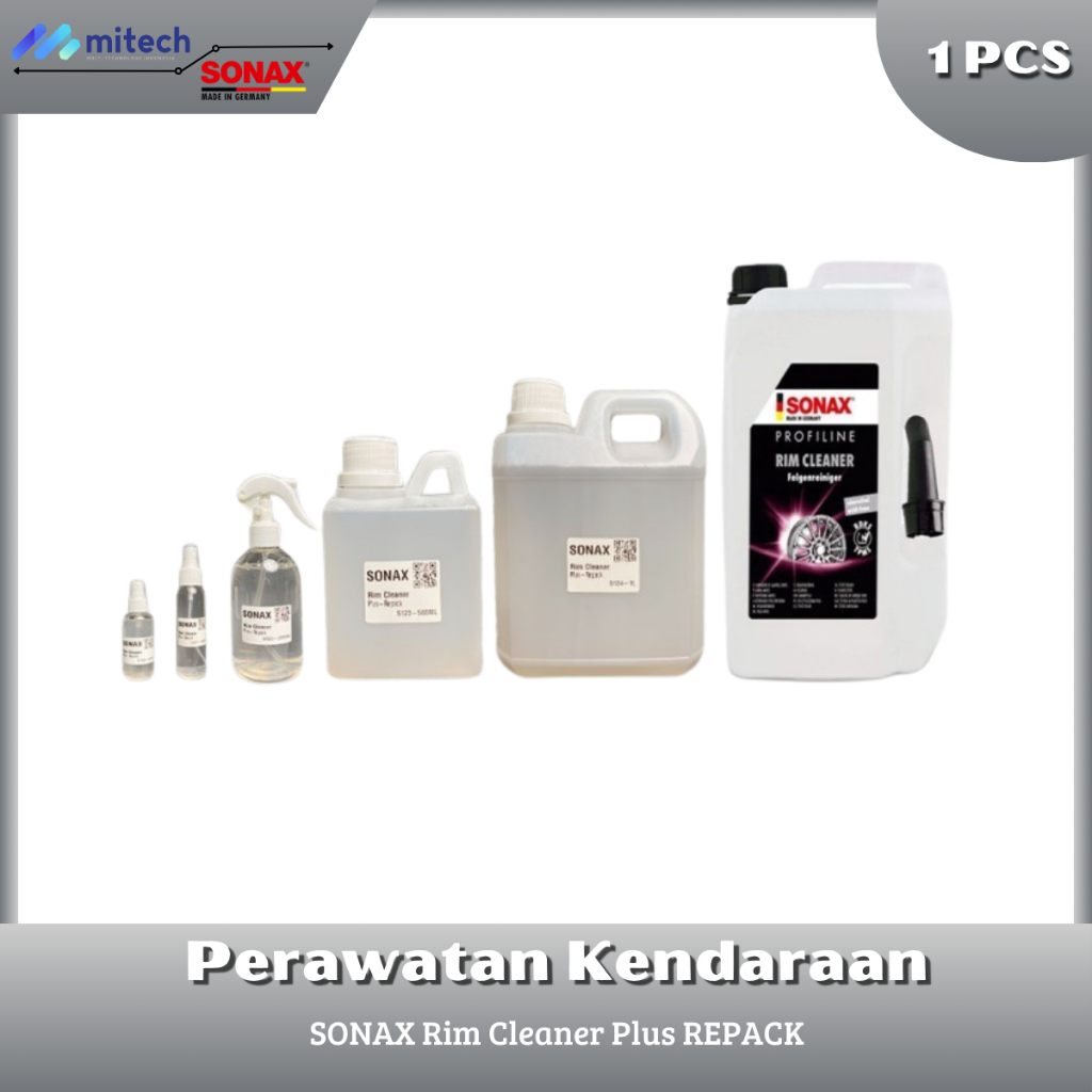 Jual SONAX Rim Cleaner Plus Wheel Pembersih Velg / Besi / Rem / Iron ...