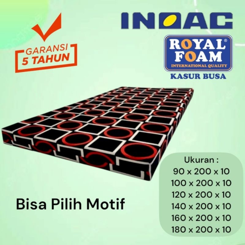 Jual Kasur Busa INOAC / ROYAL FOAM Tebal 10 cm Garansi 5 Tahun | Shopee ...