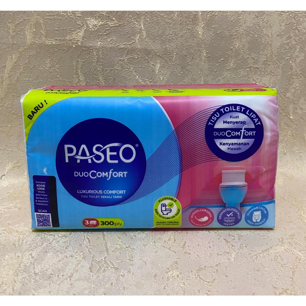 Jual TISSUE PASEO DuoComfort Interfold Toilet Compact Pack / TISSUE ...