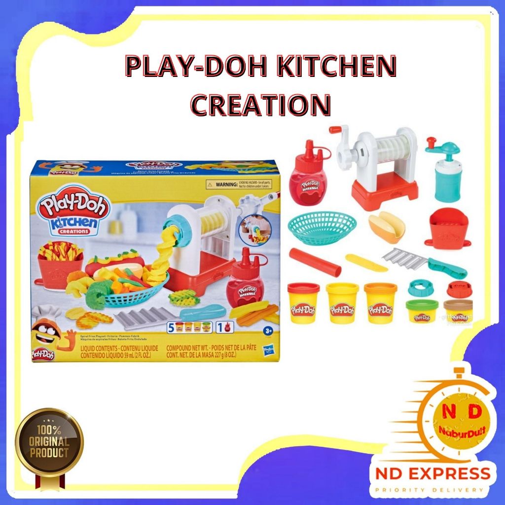 Jual Play-Doh Spiral Fries Playset - Playdoh Refill lilin Play Doh ...