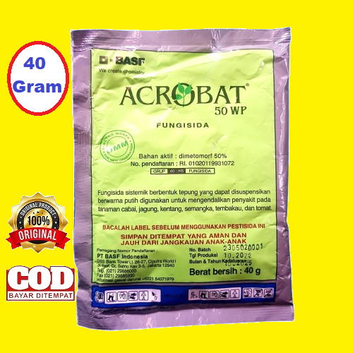 Jual Fungisida Acrobat 50wp Kemasan 40 gram | Shopee Indonesia