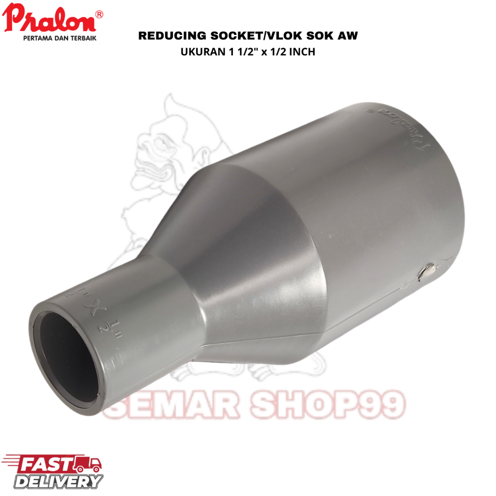 Jual VLOK SOK PLOK SOK 1 1/2''X1/2''IN AW MEREK PRALON BAHAN TEBAL ...