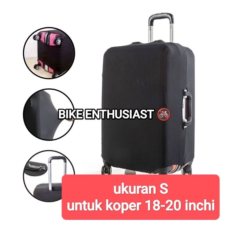 Jual ZY005-sarung koper ukuran 18-20 inchi cover koper elastis polos ...