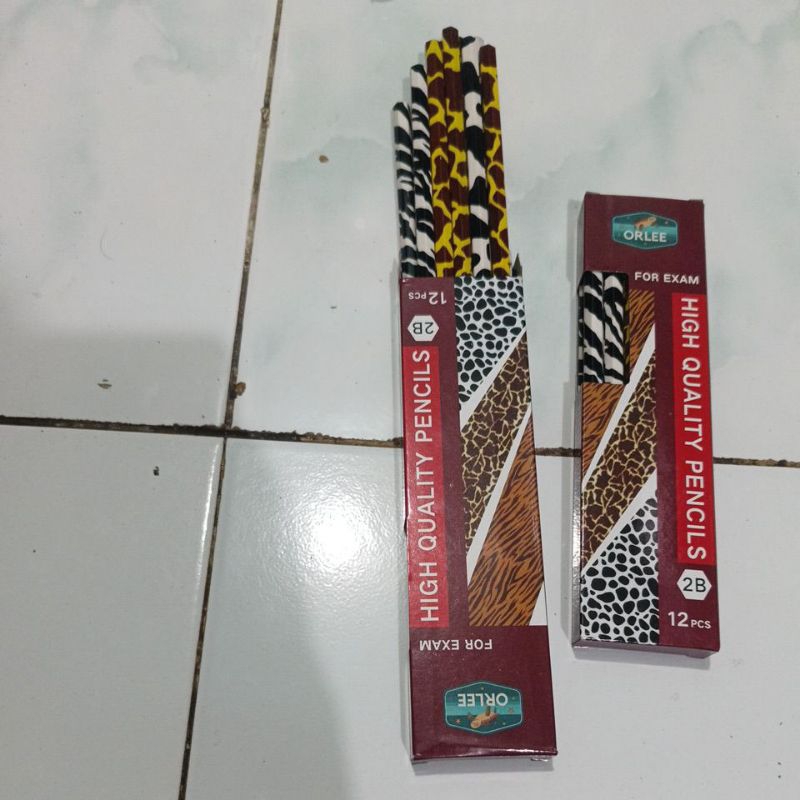 Jual ( 12 PCH ) PENSIL KARAKTER ANIMAL MERK ORLEE super sell | Shopee ...