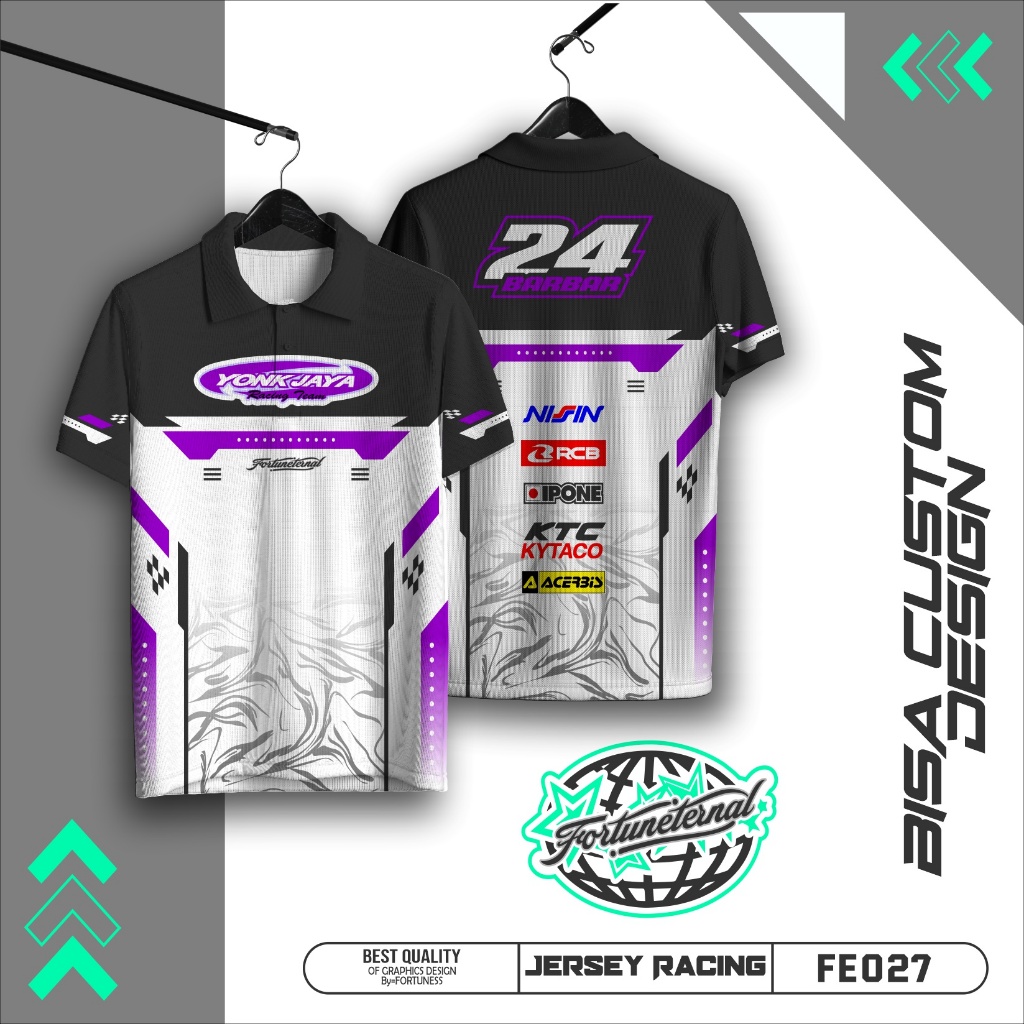 Jual BAJU CUSTOM NAMA FULL PRINTING jersey racing custom desain kode ...