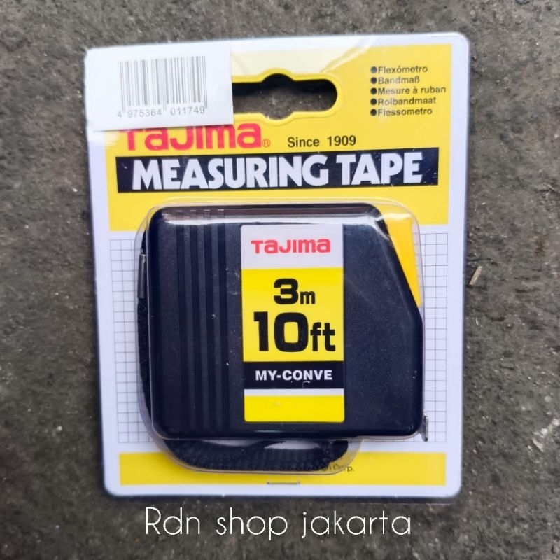 Jual Meteran Roll 3 Meter 10 ft TAJIMA MY CONVE - Measuring Tape 3 meter Made in Japan | Shopee ...