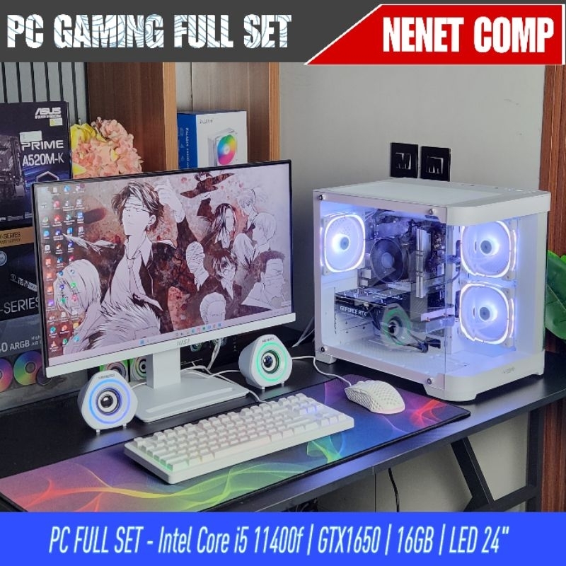 Jual PC FULL SET | PC Gaming Intel i5 11400F | RTX 3050 6GB | 16GB ...
