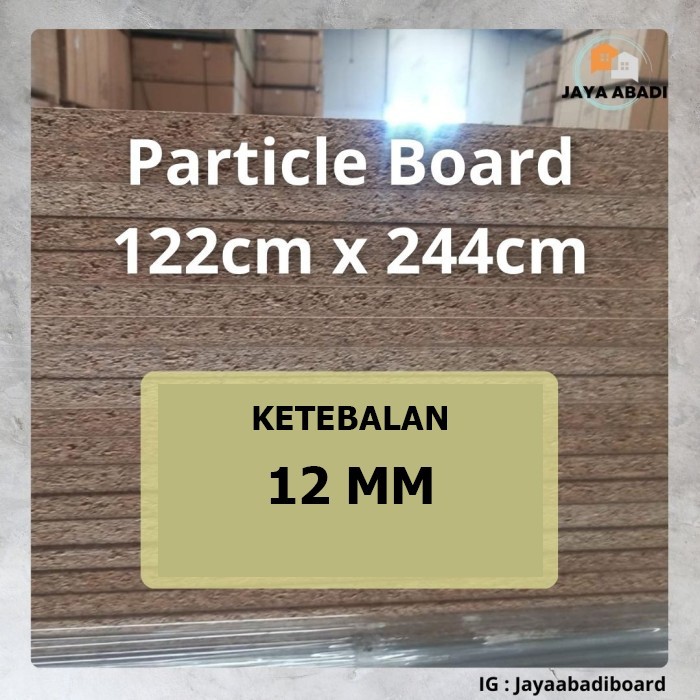 Jual 12mm Papan Kayu Partikel Particle Board 1220x1440mm - Ketebalan ...