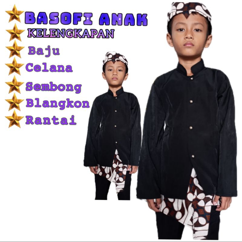 Jual BAJU ADAT JAWA BAJU BASOFI ANAK BAJU KARNAVAL BAJU JAWA TIMUR ANAK ...