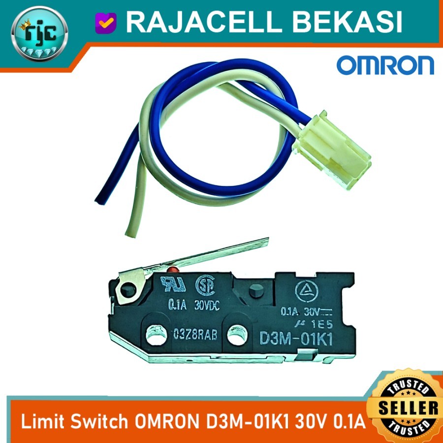 Jual Limit Switch OMRON D3M-01K1 30V 0.1A Original swit omron saklar ...