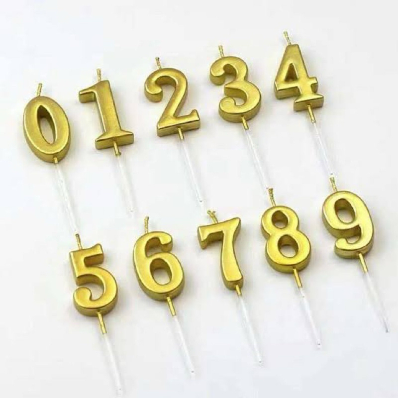Jual LILIN ANGKA Ulang Tahun Ultah / Birthday Numeric Candle / Birthday ...