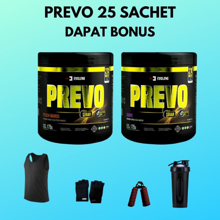 Jual PREVO 1 BOTOL EVOLENE ISI PRE WORKOUT EVOLENE BPOM HALAL ENERGY ...