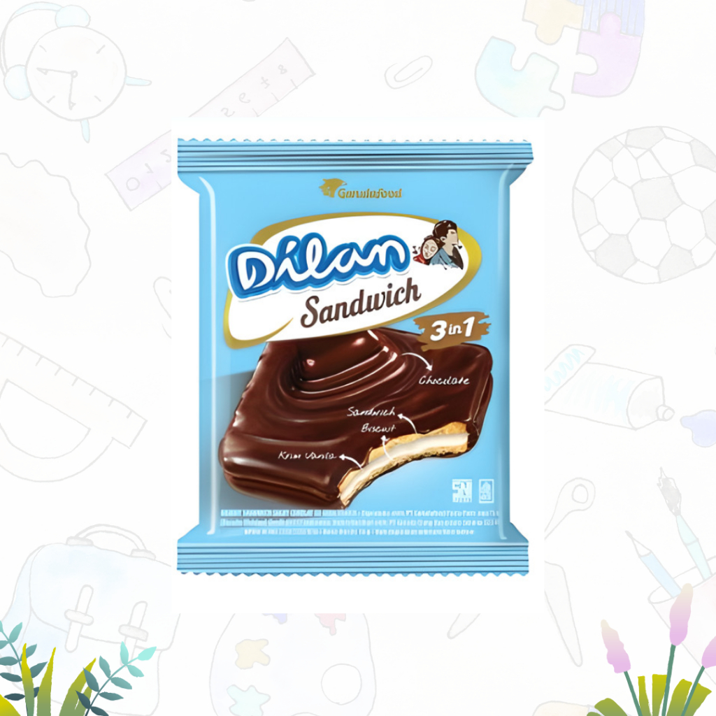 Jual Dilan Sandwich Coklat 3in1 10*16gr (RENTENG) | Shopee Indonesia