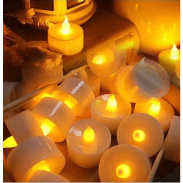 Jual Lilin led kuning 1 kotak 24 pcs/lilin natal/lilin terang | Shopee ...