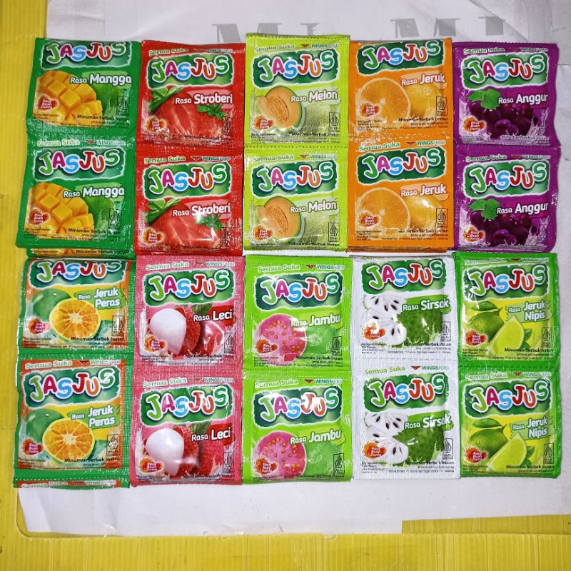 Jual JASJUS Minuman Renceng isi 10 | Shopee Indonesia