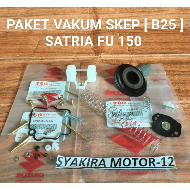 Jual PAKET ISI CARBU SKEP + DIAPHRAGMA + PLAMPUNG + REPAIRKIT [ B25 ] SUZUKI SATRIA FU 150 ...
