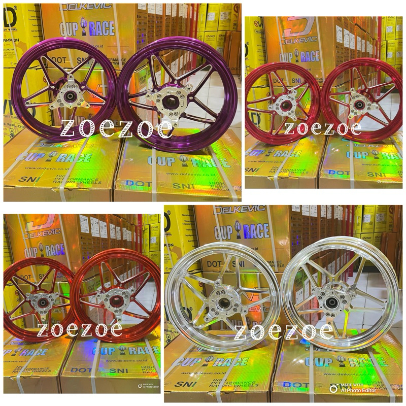 Jual VELG DELKEVIC NMAX NEW NMAX TURBO NEO VELG PELEK NMAX LAMA (2016 ...
