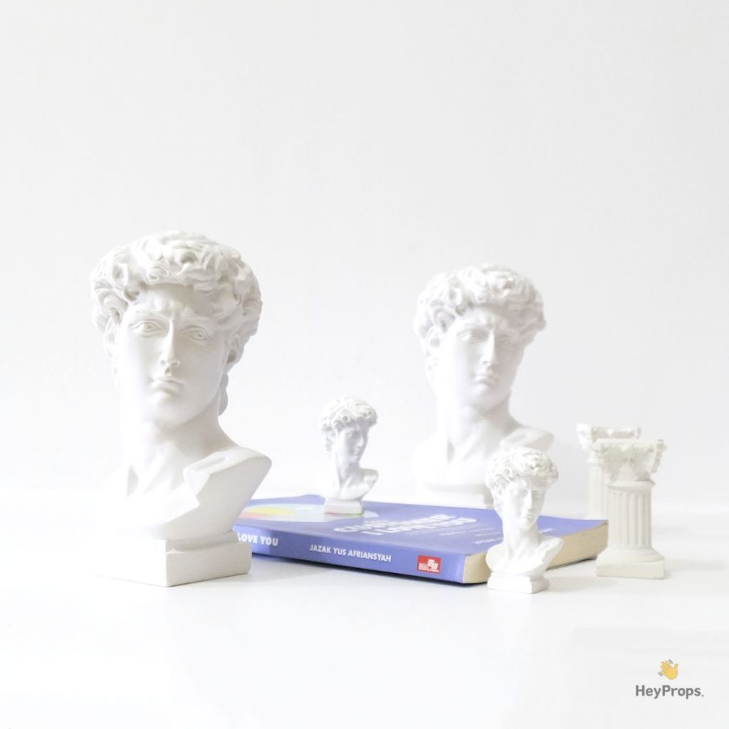 Jual HEYPROPS Mini Roman Pillar Head | Properti Foto, Sculpture Kepala ...