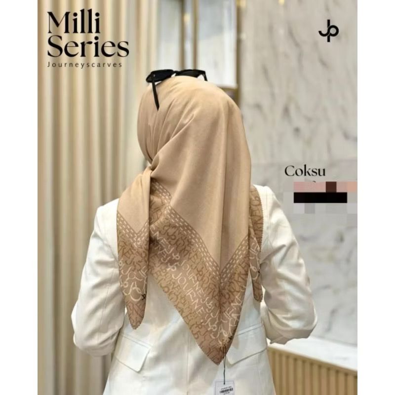 Jual Segi Empat Motif Journey Jorney Milli Mili Series | Shopee Indonesia
