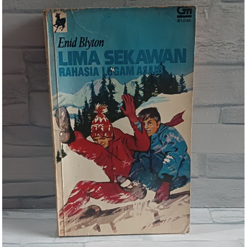 Jual novel original lima sekawan rahasia logam ajaib enid blyton ...