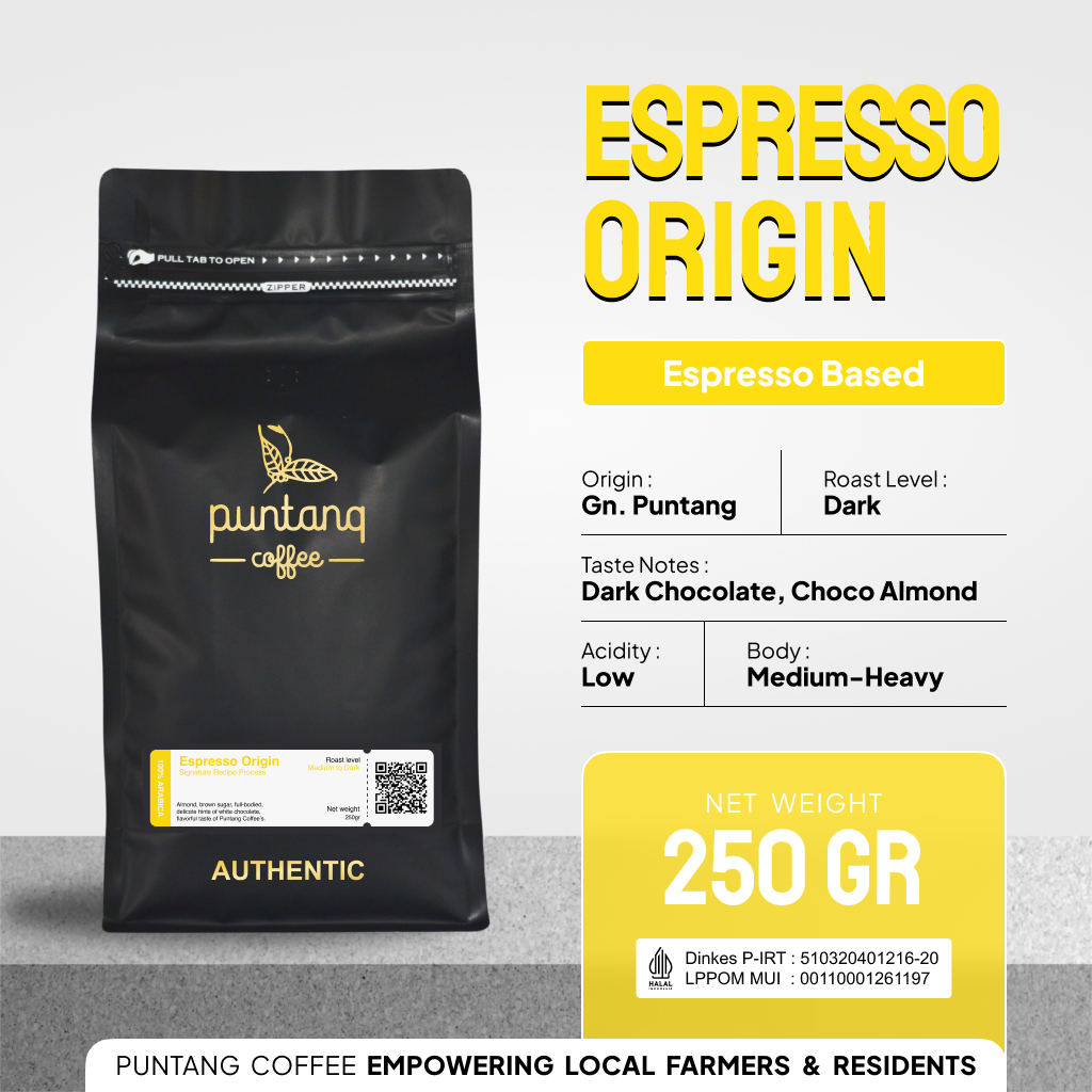 Jual Biji Kopi Bubuk Arabika Espresso Blend 250 gram Premium Asli ...