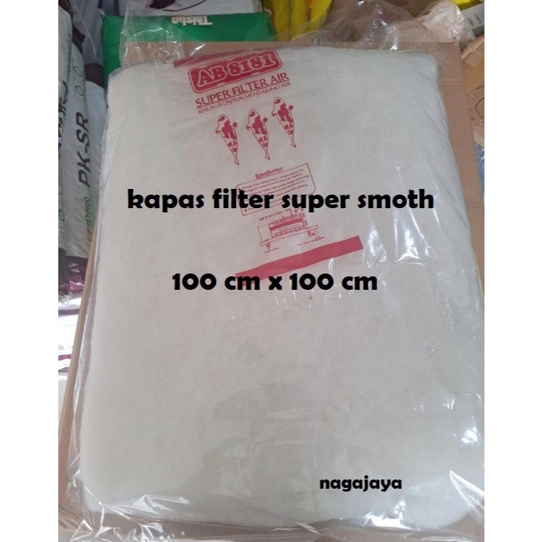 Jual kapas busa filter super smoth aquarium kapas busa filter 3 lapis ...