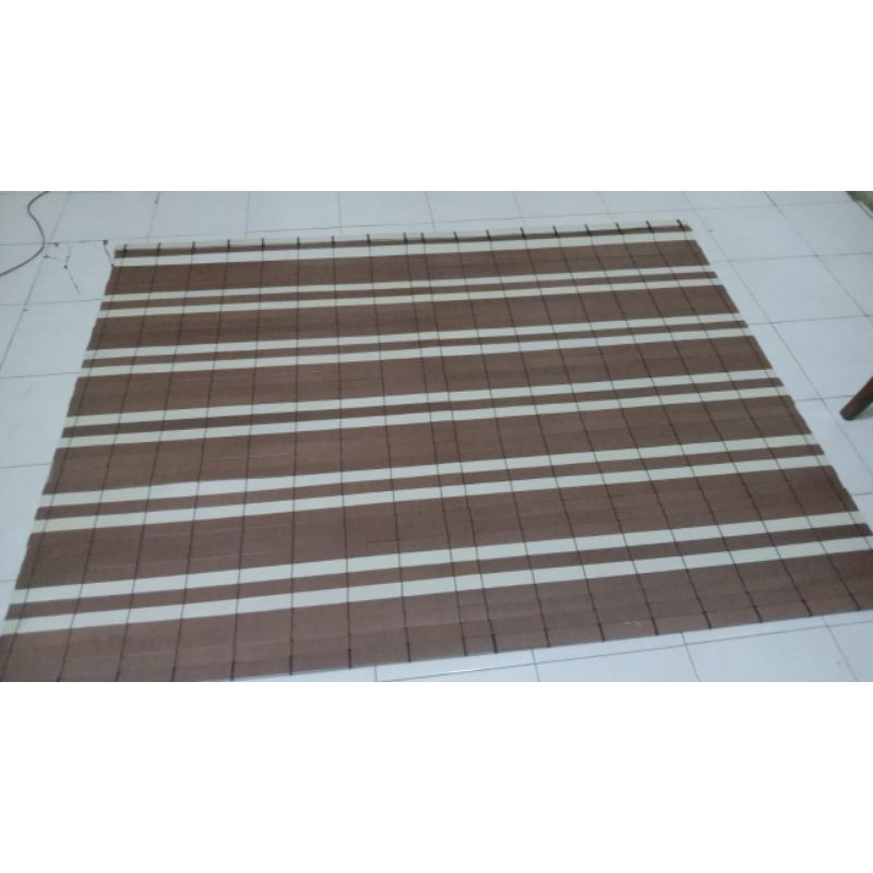Jual kerey tirai gulung outdoor bahan PVC lengkap dengan tali ...