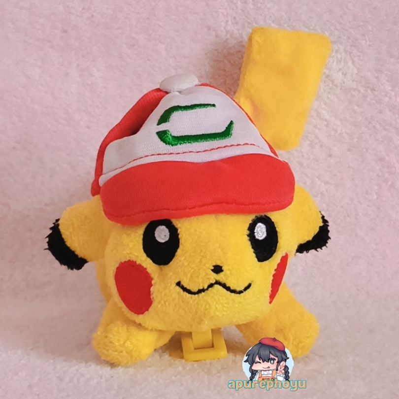 Jual Boneka Jepit Pokemon Pikachu Ash Ketchum Satoshi Hat Takara Tomy ...