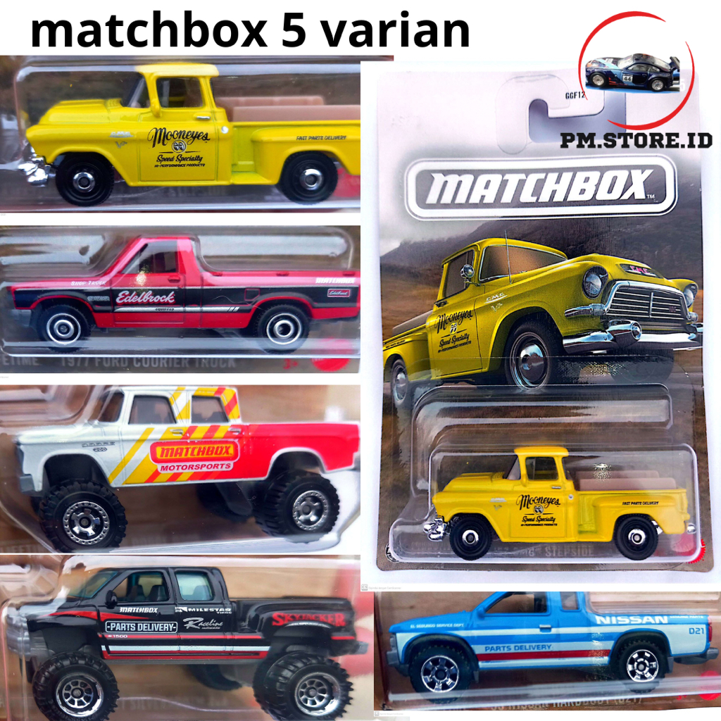 Jual Matchbox pick up truck series dodge d200 nissan harbody chevrolet ...