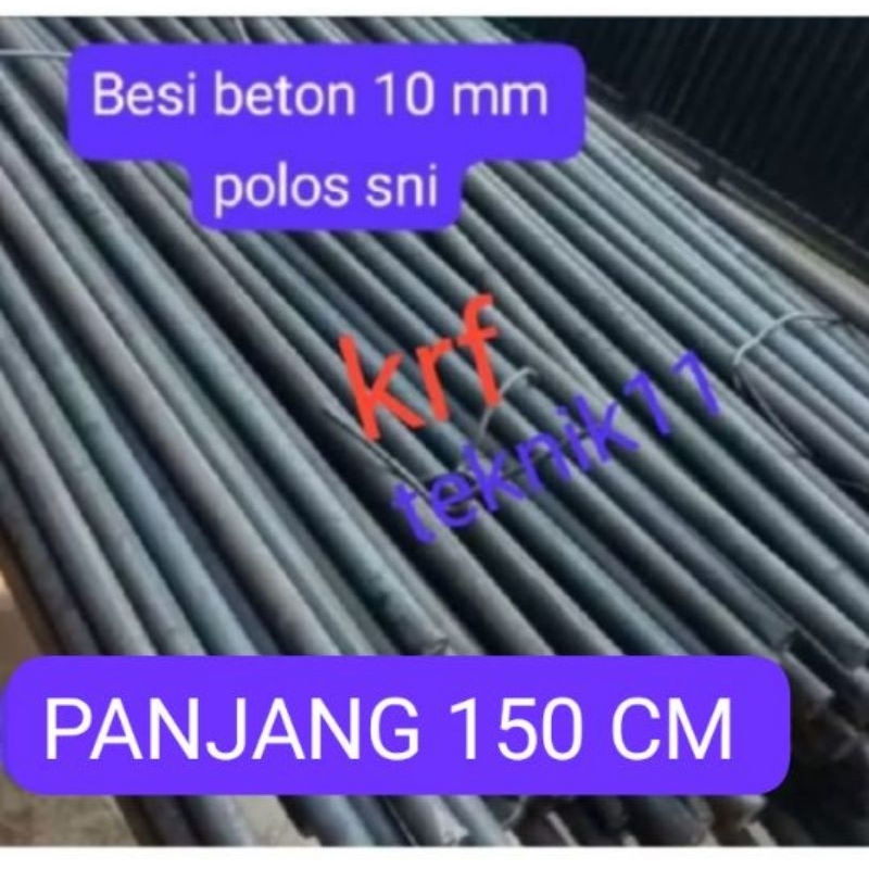 Jual besi beton polos 10mm SNI besi behel beton 10mm SNI, ada 3 varian ...