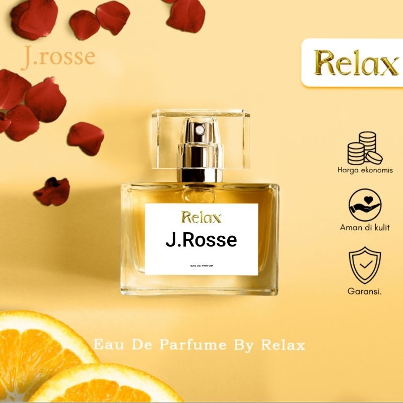 Jual parfum mewah wanita tahan lama parfume Relax j.rosse wangi segar ...