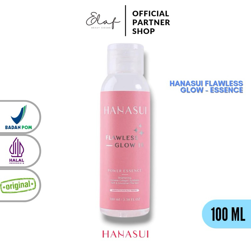 Jual HANASUI FLAWLESS GLOW 10 POWER ESSENCE EXTRA HIDRAS DAN ...