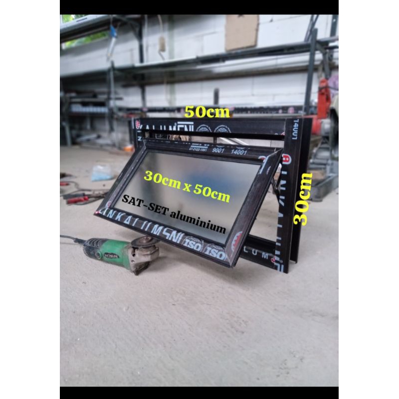 Jual jendela bovenli aluminium ALUMINIUM WINDOWS ukuran 30cm x 50cm ...