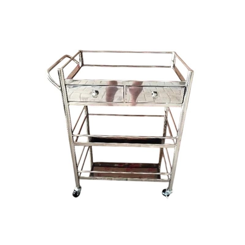 Jual Troli Instrumen 3 Susun 2 Laci Stainless - Trolley Instrument 3 ...