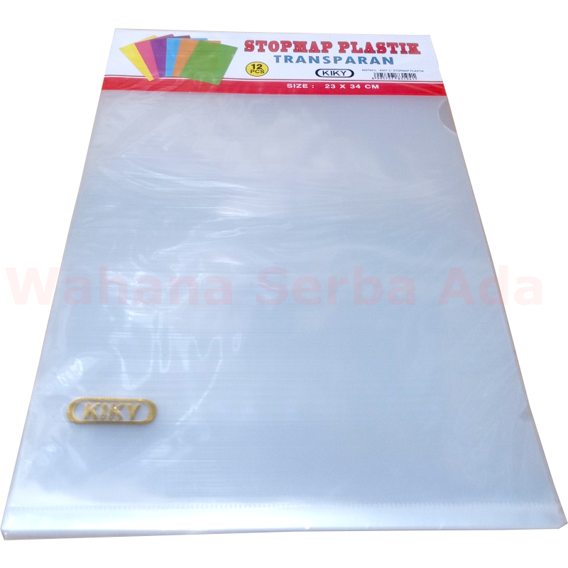 Jual Map L Folio F4 KIKY Clear Sleeve Plastik Transparan - 12 pcs | Shopee Indonesia