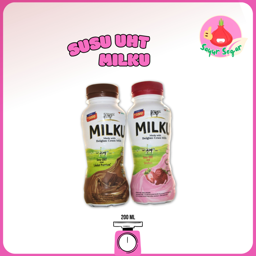 Jual Sayur Segar -- Milku Susu UHT/UHT Milk Botol | Shopee Indonesia