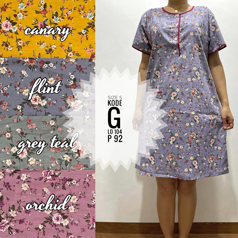 Jual >> Daster Pretty Girl Size S Kajep Katun Jepang lokal Busui Bumil ...