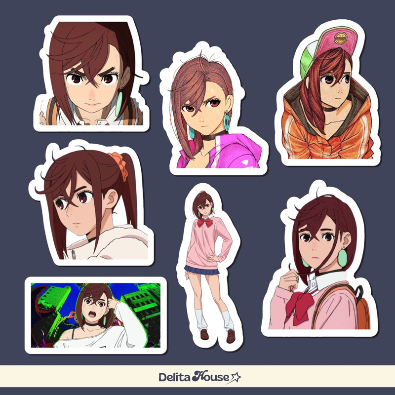 Jual Sticker Anime Dandadan Momo ayase seiko ayase okarun turbo baba ...
