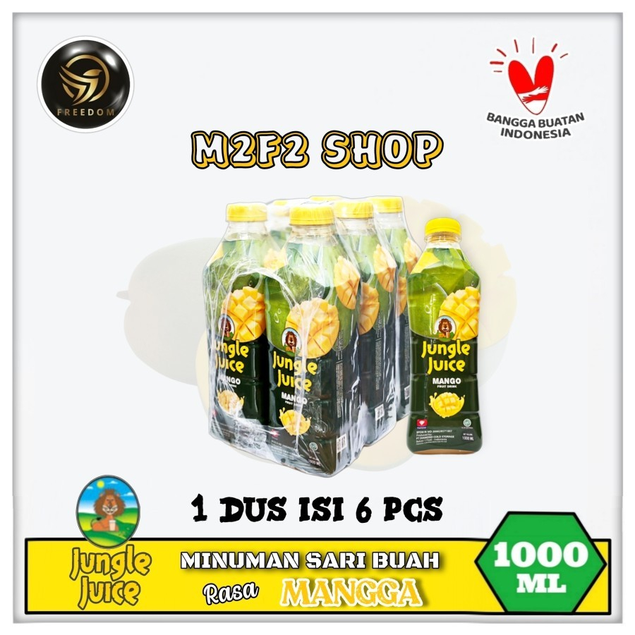 Jual Diamond Jungle Juice Mango Jus Mangga Botol Pet - 1000 ml | 1 L ...