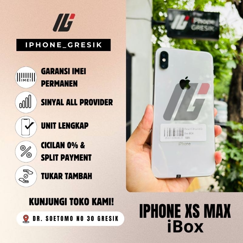 Jual iPhone XSMAX 64/256GB Second ORIGINAL Likenew Fullset | Shopee Indonesia