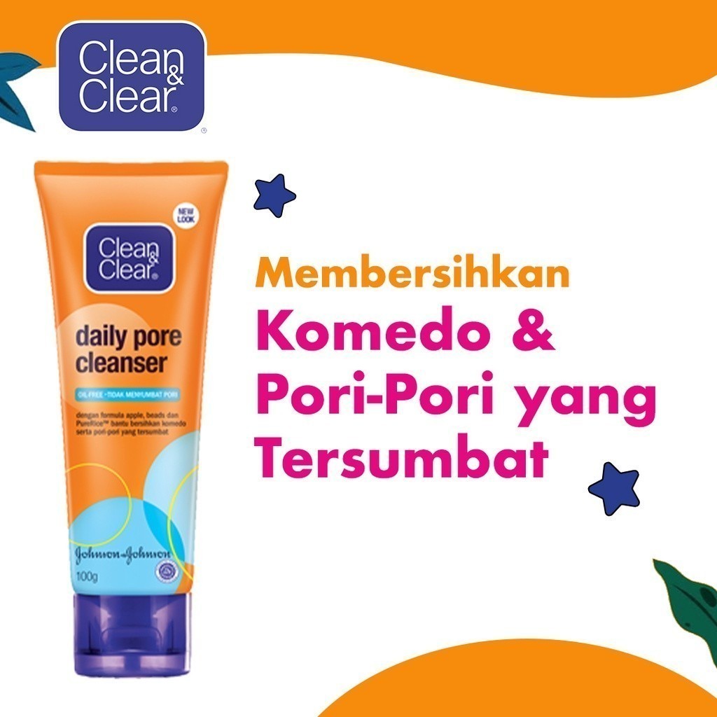 Jual Clean & Clear Daily Pore Cleanser Sabun Pembersih Wajah Komedo ...