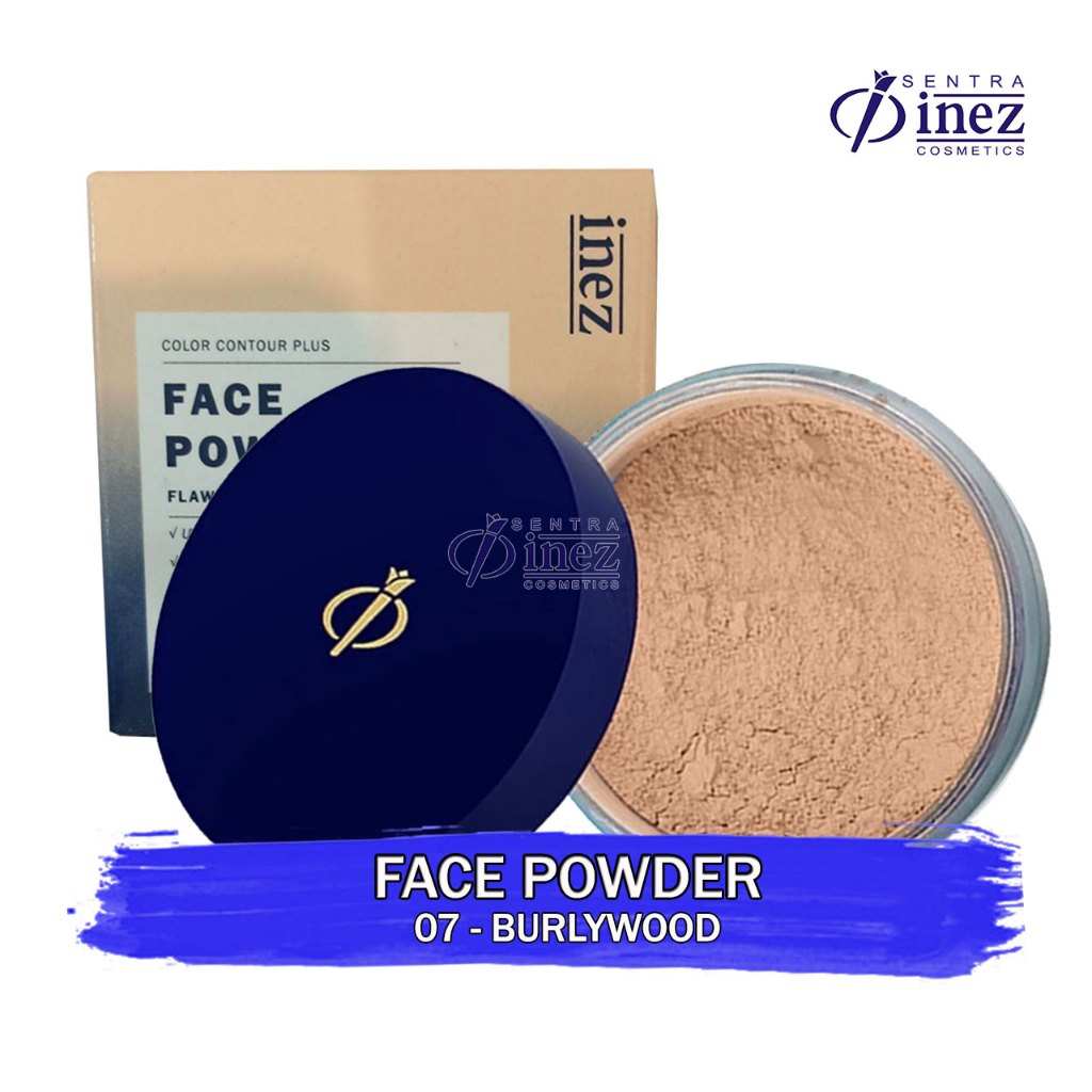 Jual INEZ Face Powder 07 Burly Wood Bedak Tabur Inez no 7 Color Contour ...