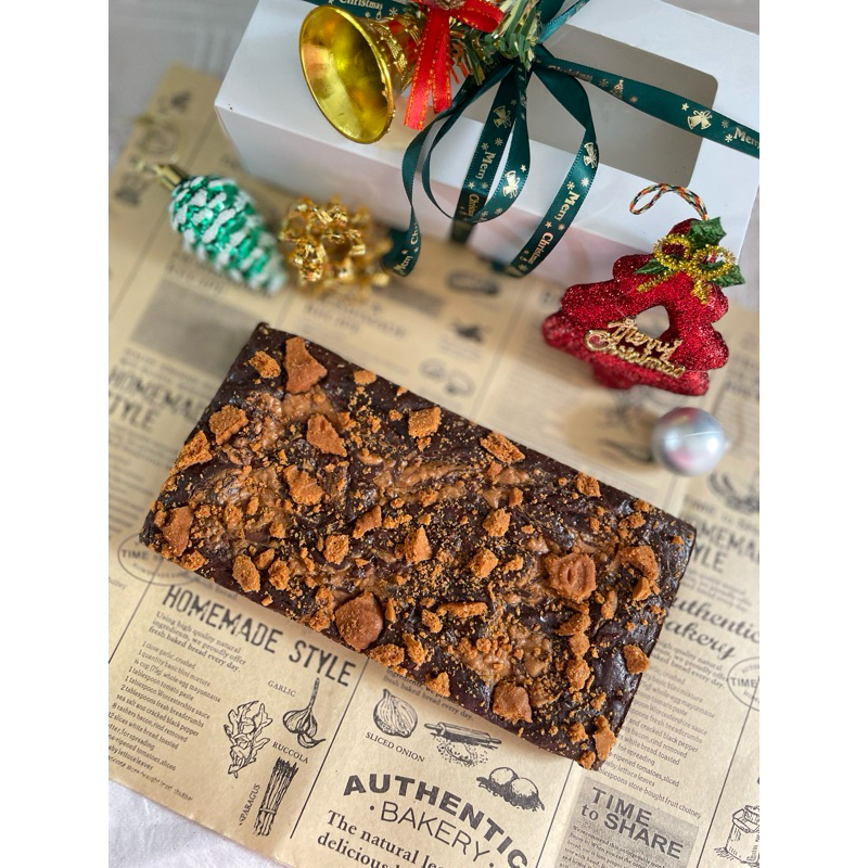 Jual Fudgy brownies biscoff - brownies biscoff - hampers natal ...