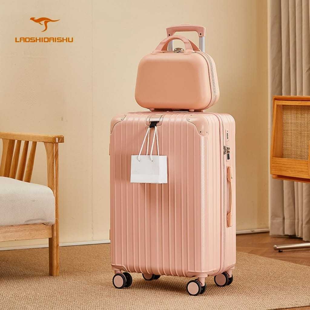Jual Laoshidaishu koper Kabin 20 inch Bagasi tas koper besar anak ...