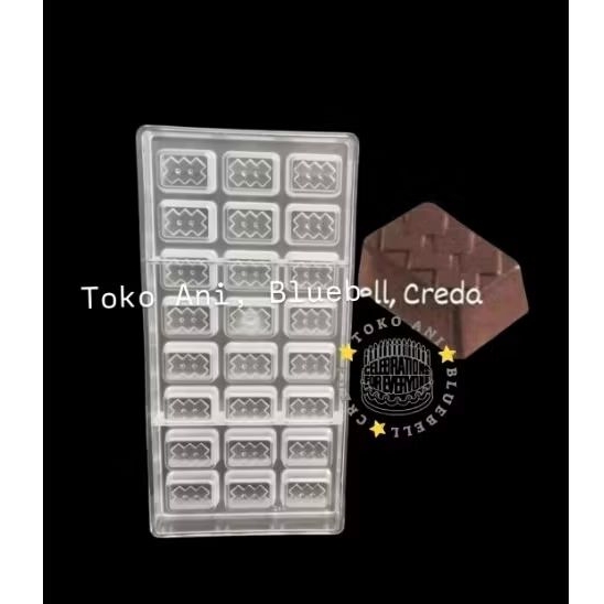 Jual Polycarbonate Chocolate Mold PC 1244 / Cetakan Coklat Praline ...
